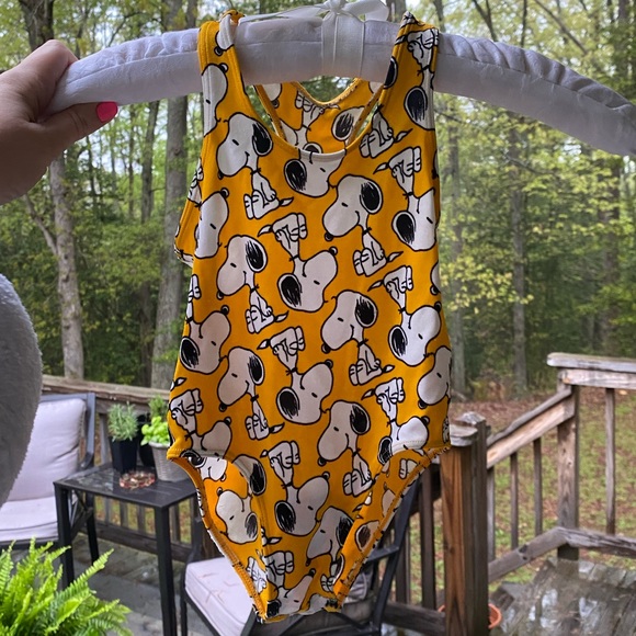 Danskin | Swim | Vintage Danskin Snoopy Childrens Bathing Suit | Poshmark